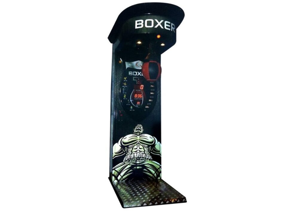 Punching Machine Rental Dubai - Boxer Punching Bag Game Hire UAE