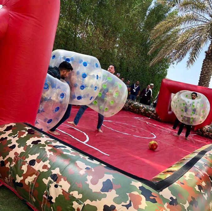 Soccer Bumper Balls Rental Dubai | Inflatable Bumper Football | Loopyball