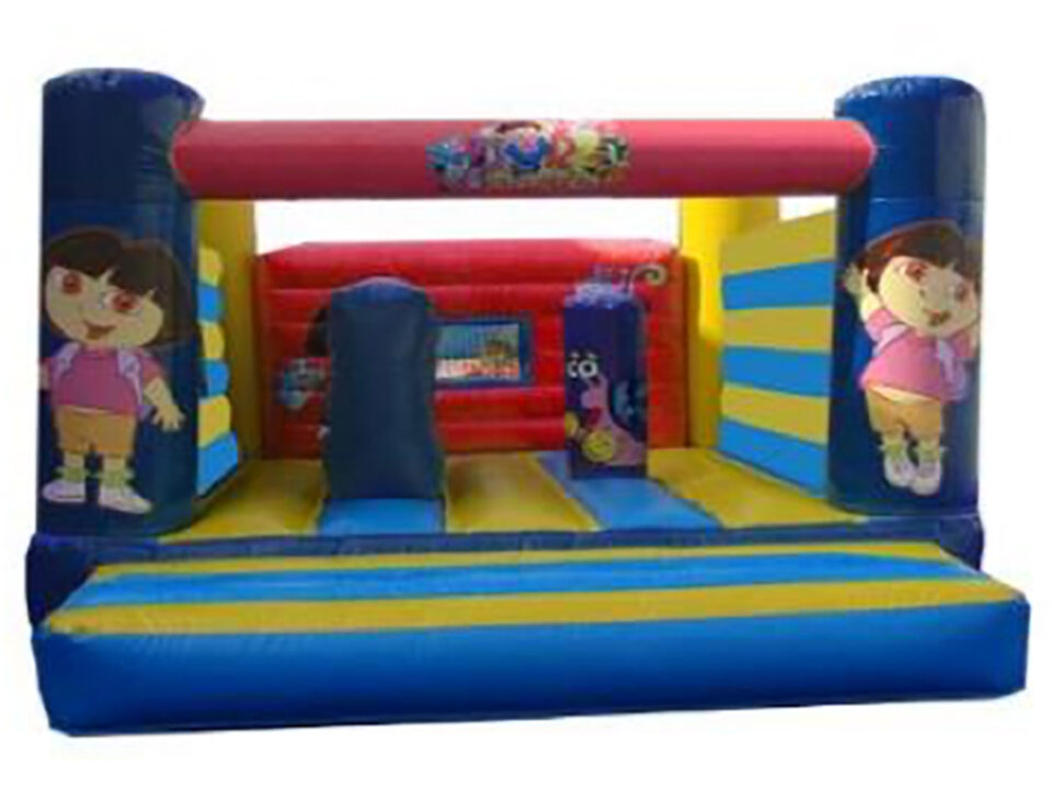 Beautiful Rainbow Bouncy Available For Hire In Dubai | Kids Bouncy Castle
