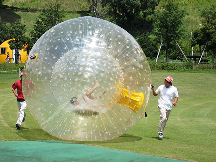 Human Hamster Ball Race - Zorb Ball - Giant Inflatable Human Ball Rental