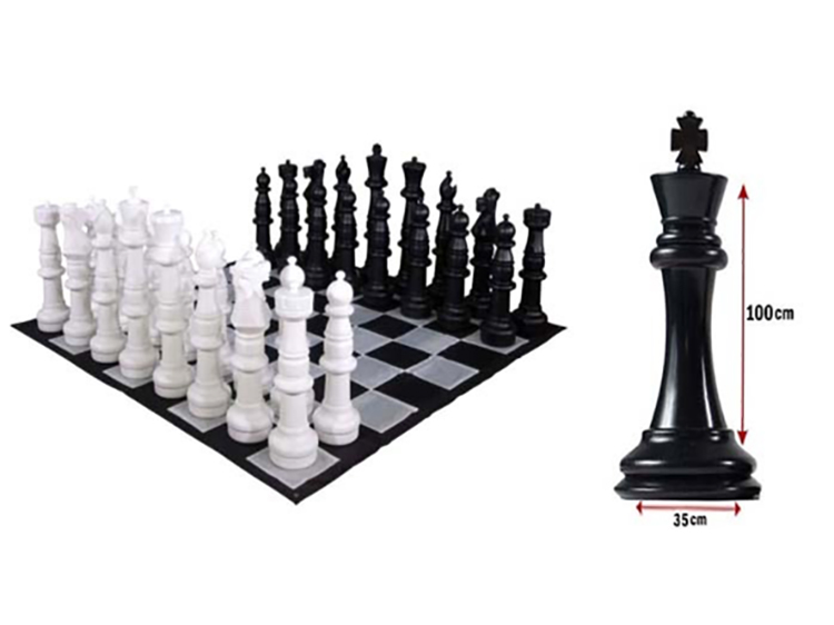 Giant Outdoor Chess Rental Dubai - Large Big Chess Board Game In UAE