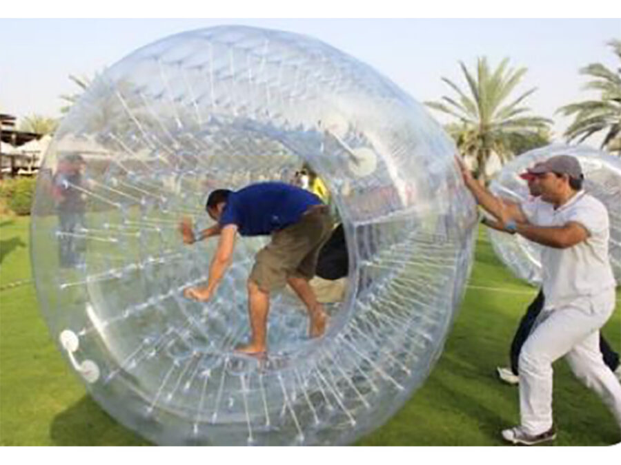 Inflatable Flip-it Race Interactive Game Dubai | Best Team Building Games
