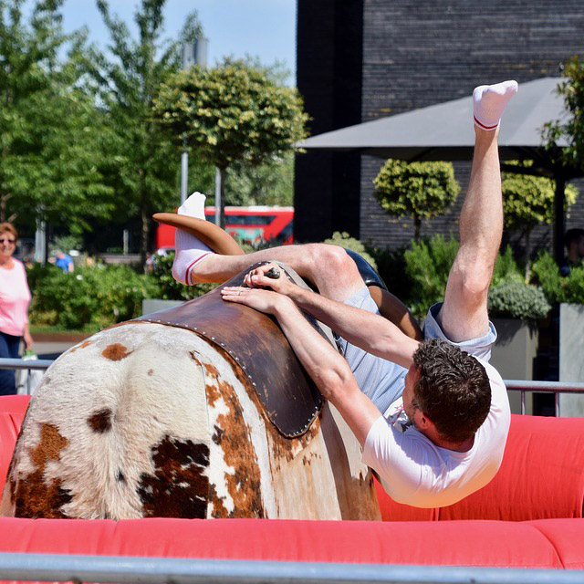 Mechanical Rodeo Bull Rental Dubai - Inflatable Rodeo - Bucking Bronco