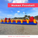 Human Foosball Rental Dubai - Inflatable Giant Life Size Foosball Court