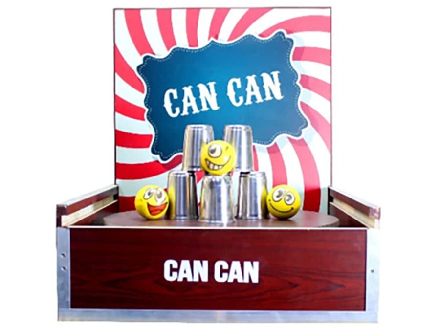 Can Smash Carnival Game Rental Dubai - Hire Tin Can Alley Game UAE
