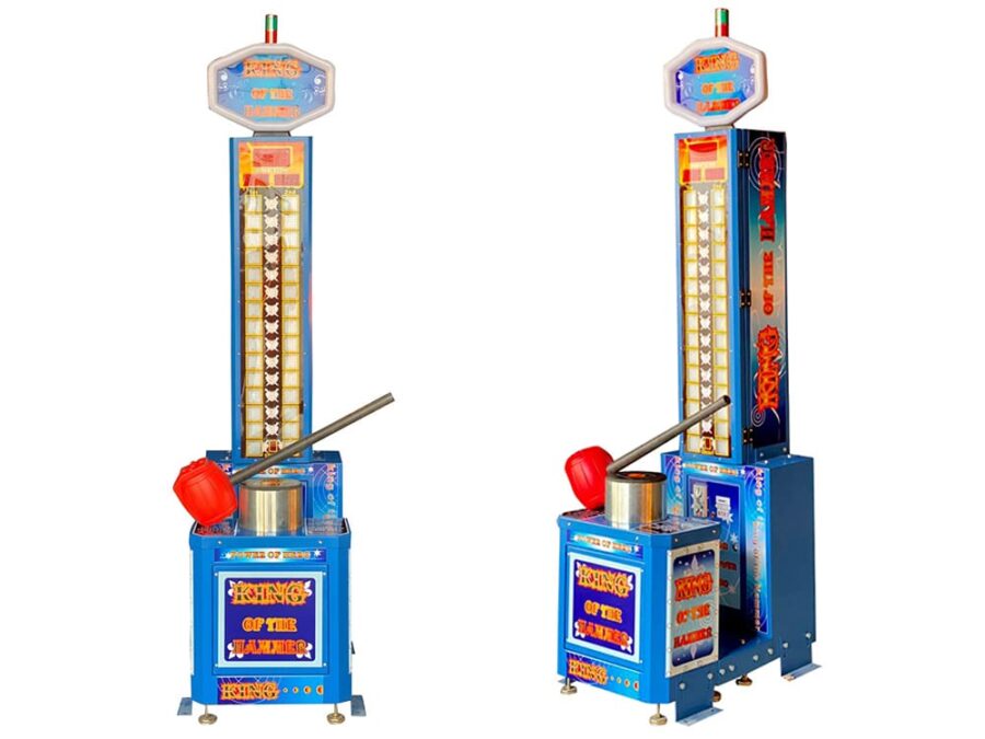 High Striker Game Rental Dubai - King Of The Hammer Machine Hire UAE