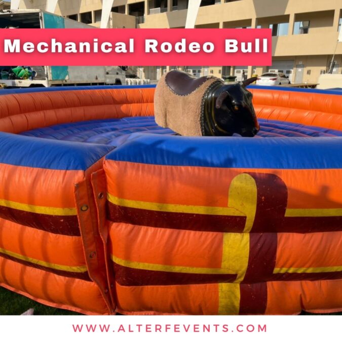 Mechanical Rodeo Bull Rental Dubai - Inflatable Rodeo - Bucking Bronco